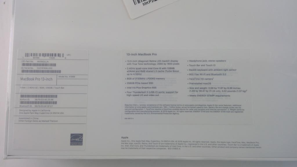 Apple Macbook Pro, New In Box | Property Room