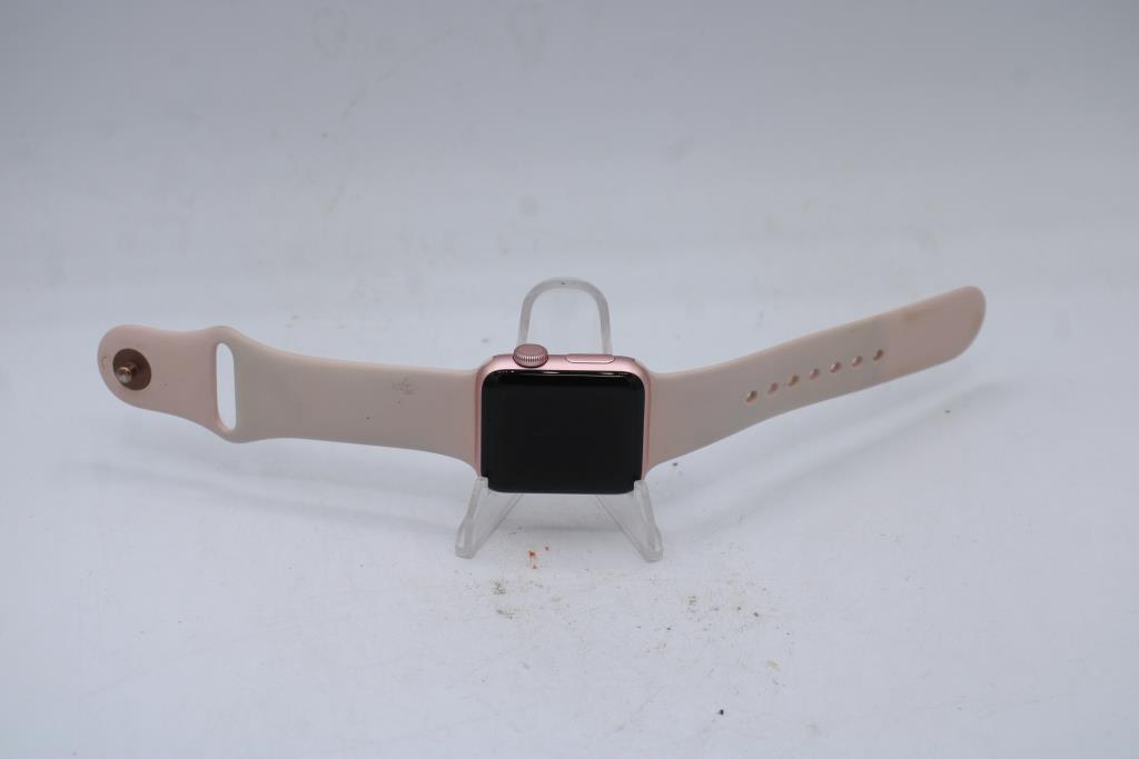 Apple Watch Series 2 (GPS), 38mm Aluminum Case, Pink Sports Band (S/M ...