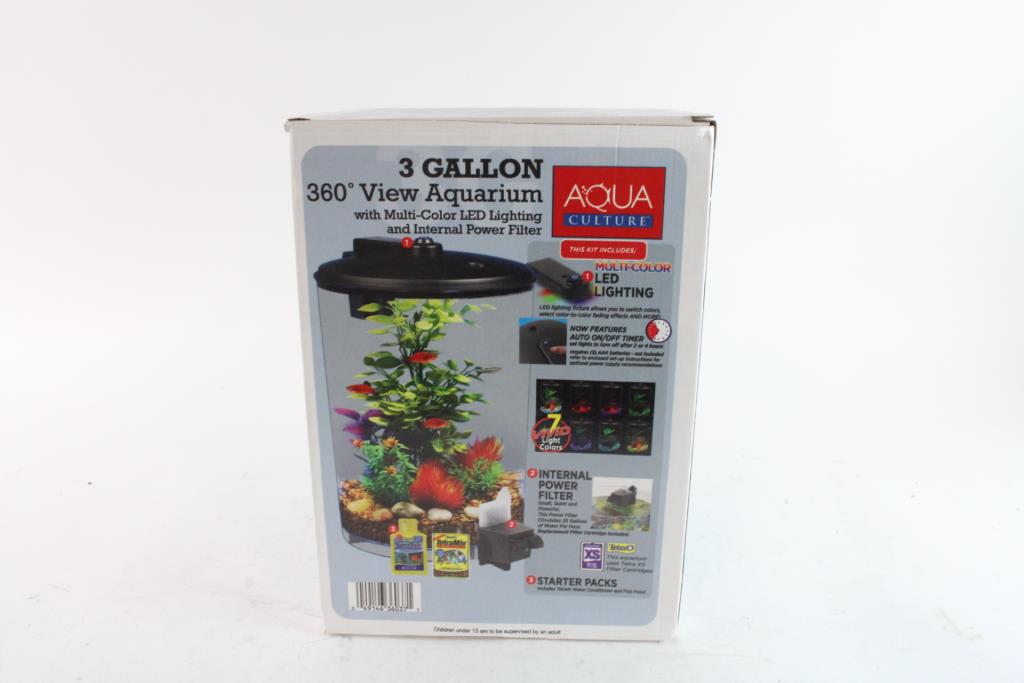 Aqua Culture 3 Gallon Aquarium | Property Room