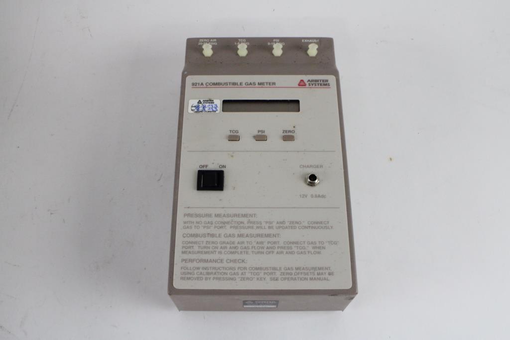 Arbiter Systems Combustible Gas Meter | Property Room