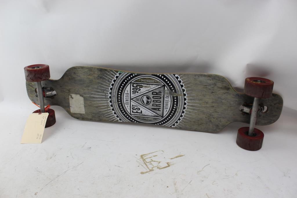 Arbor Genesis Wooden Longboard | Property Room