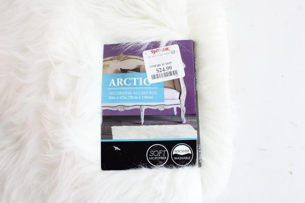 Arctic Decorative Accent Rug | Property Room