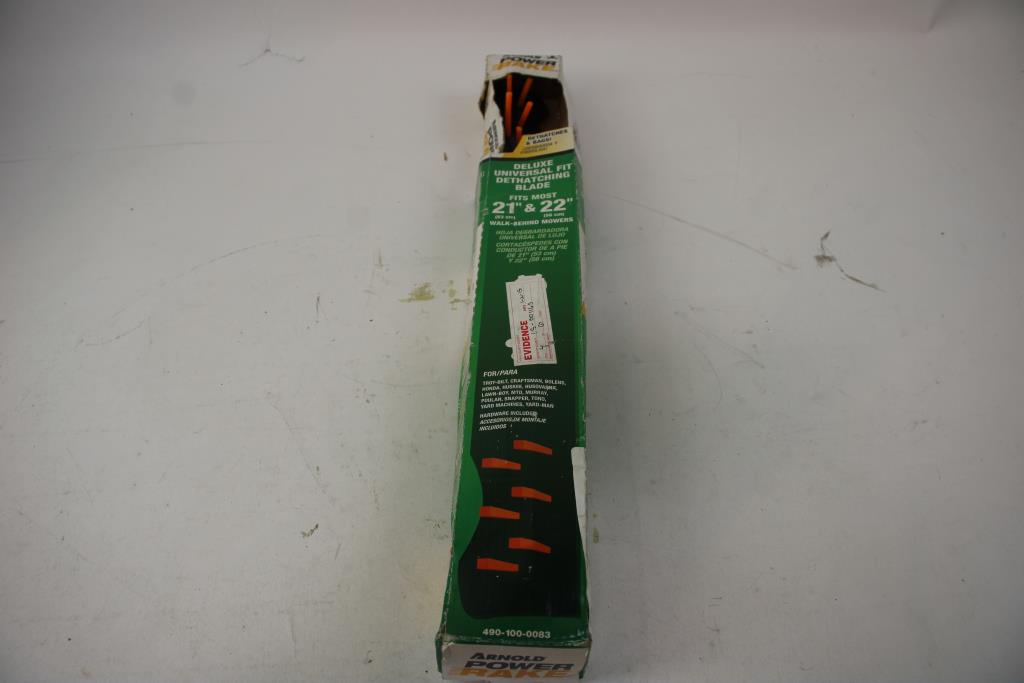 Arnold Power Rake Deluxe Universal Fit Dethatching Blade, 490-100-0083 ...