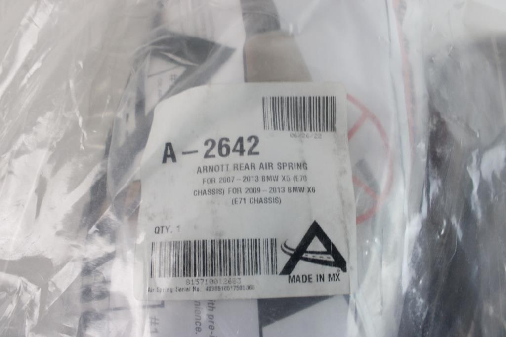 Arnott Rear Air Springs For 2007-2013 BMW X5, 2 Pieces | Property Room
