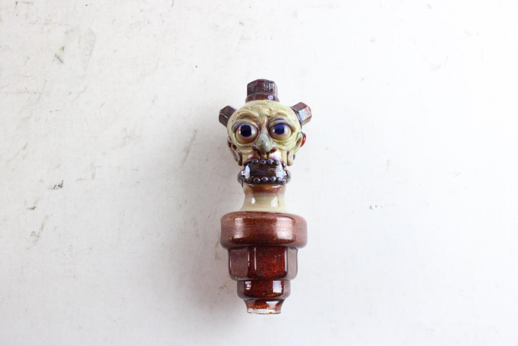Artisanal Glass Smoking Pipe Property Room