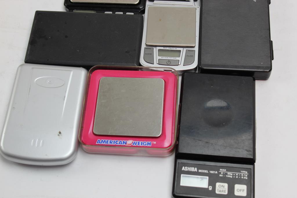 Ashiba, My Weigh, Pro Scale+ More Assorted Scales 8 Pieces | Property Room