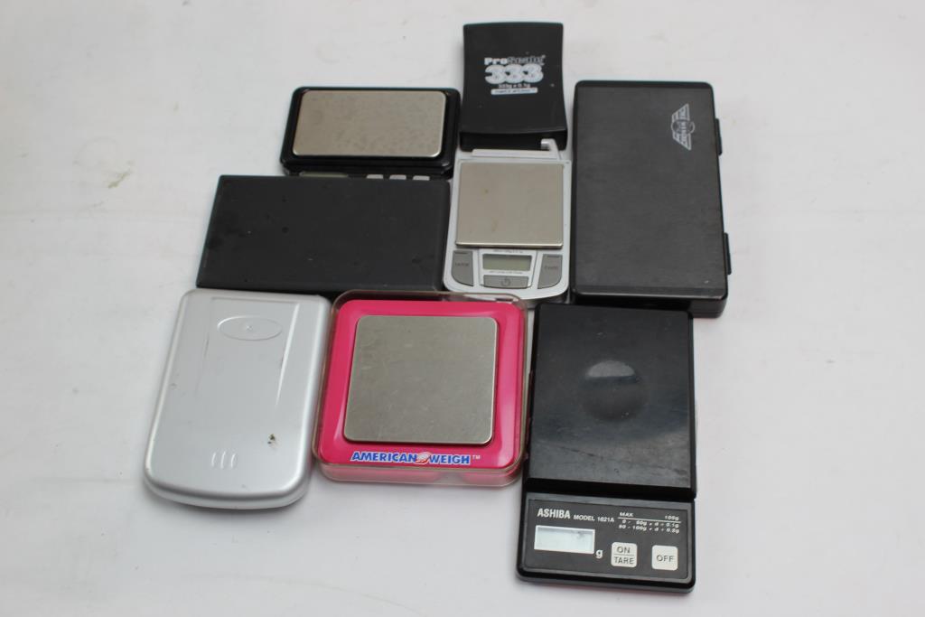 Ashiba, My Weigh, Pro Scale+ More Assorted Scales 8 Pieces | Property Room