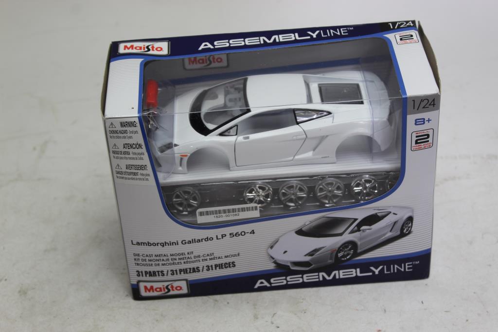 Assembly Line Lamborghini Metal Car Model Kit | Property Room