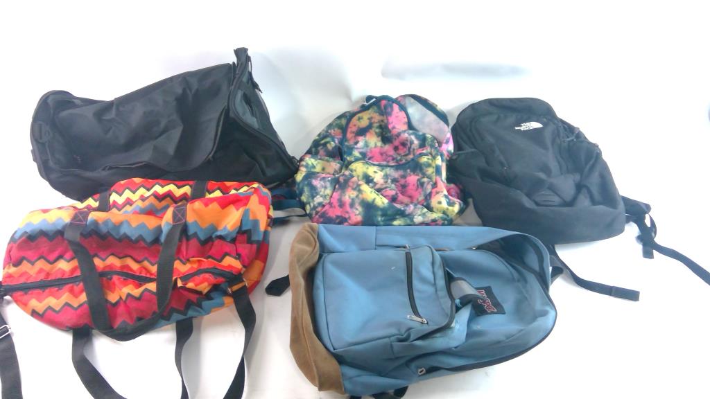 Assorted Bags & Backpacks, 5 Pieces | Property Room