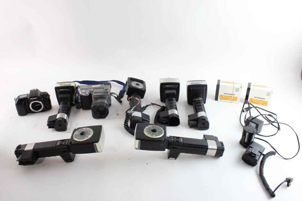 Assorted Cameras & Accessories Bulk Lot, 10+ Pieces | Property Room