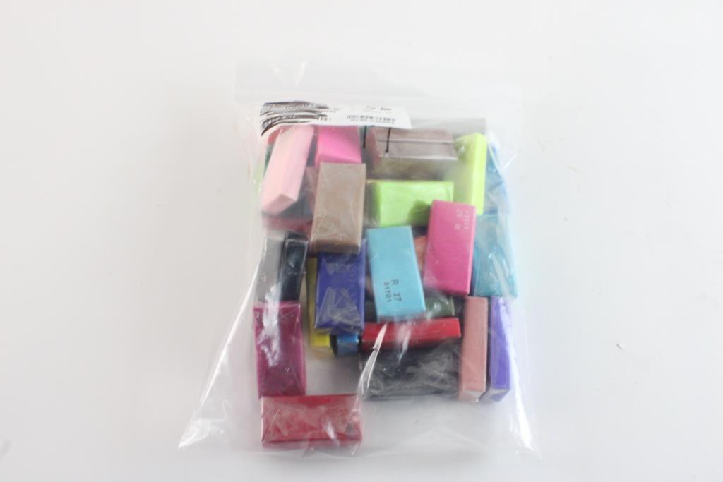 Assorted Colored Clay Tabs, 10+ Pieces | Property Room