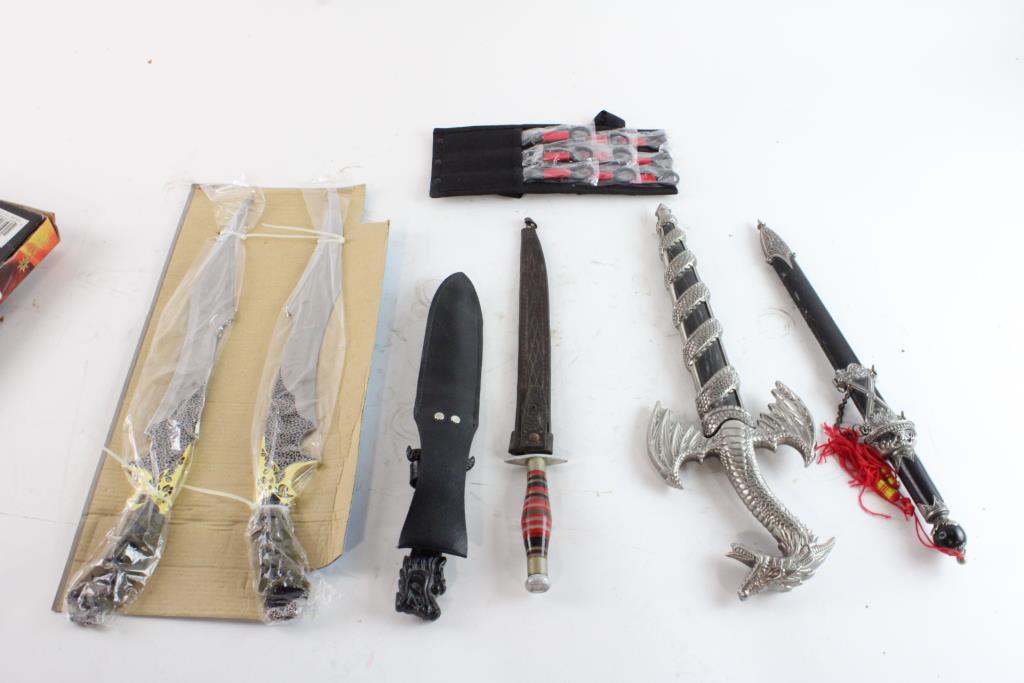 Assorted Decorative Knives & Daggers, 5+ Pieces | Property Room