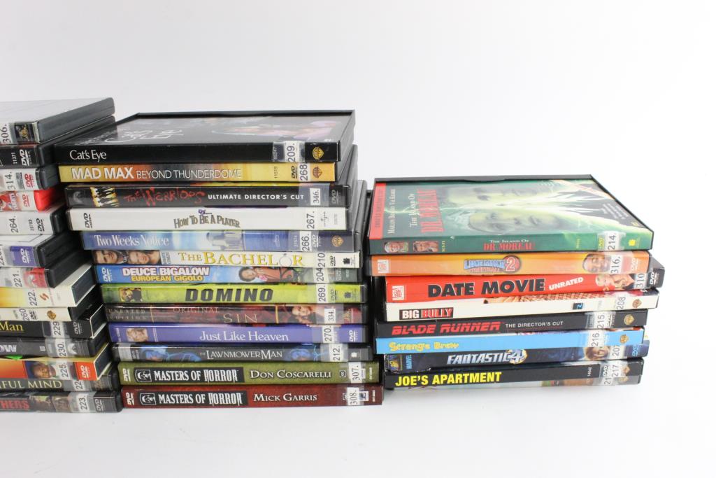 Assorted DVD Movies, 40+ Pieces | Property Room
