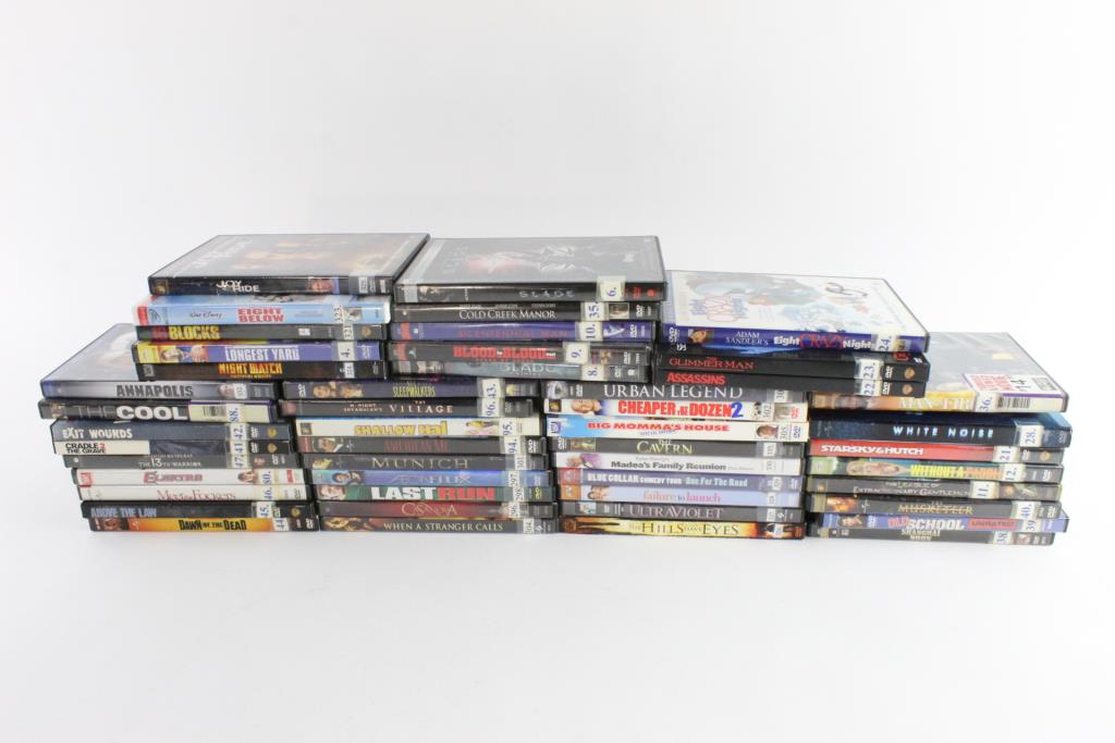 Assorted DVD Movies, 40+ Pieces | Property Room