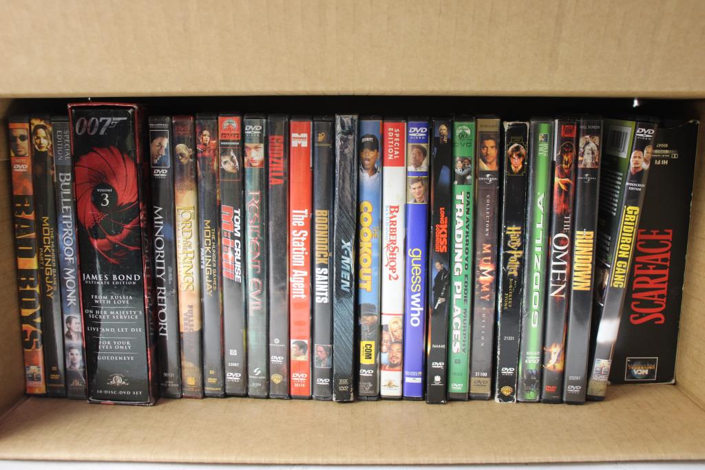 Assorted DVDs Movies, 25 Pieces | Property Room