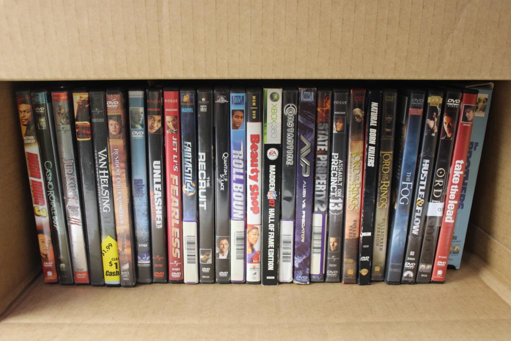 Assorted DVDs Movies, 27 Pieces | Property Room