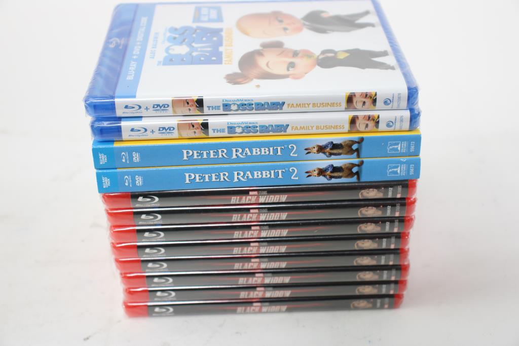 Assorted Dvds/blu-ray Movies, 12 Pieces | Property Room