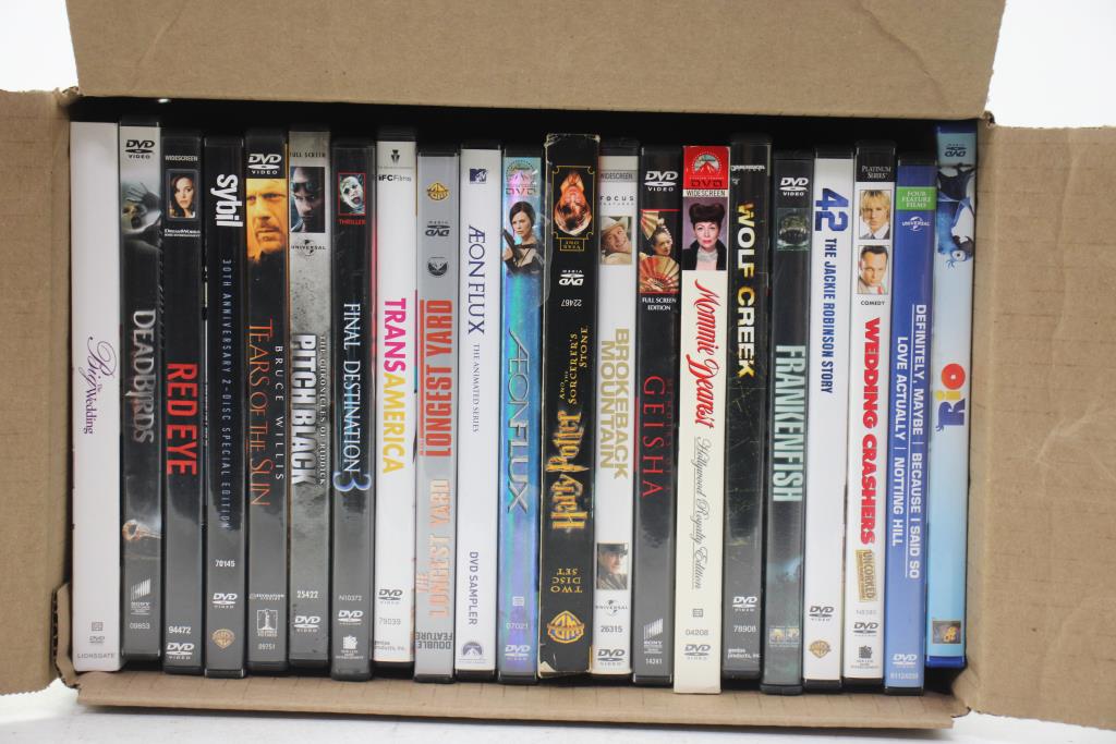 Assorted DVDs/Blu-Ray Movies, 21 Pieces | Property Room