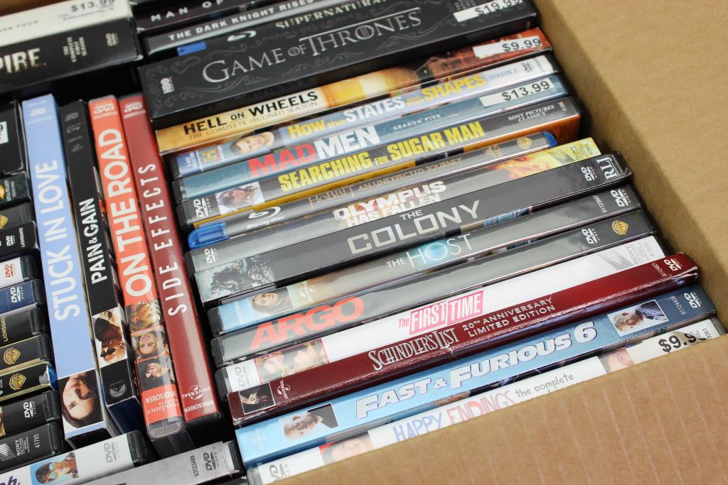 Assorted DVDs/Blu-ray Movies And TV Series, 25+ Pieces | Property Room