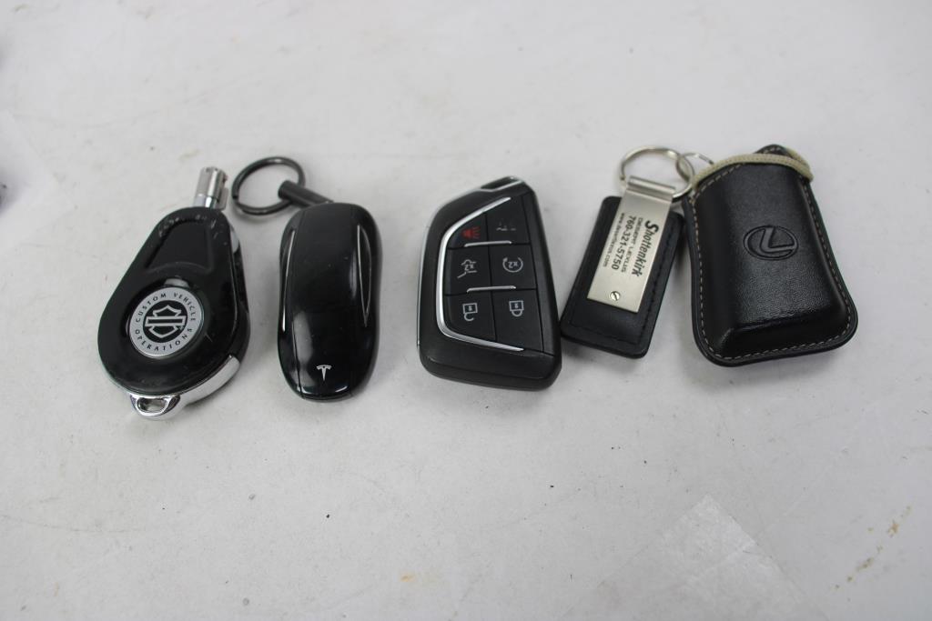 Assorted Key Fobs, 9 Pieces | Property Room