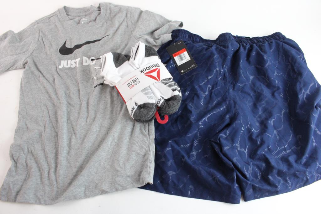 Assorted Nike, Reebok & More Clothing Lot, 6+ Pieces | Property Room