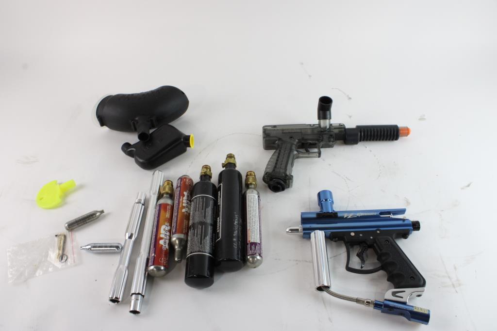 Assorted Paintball Markers & Parts, 6+ Pieces | Property Room