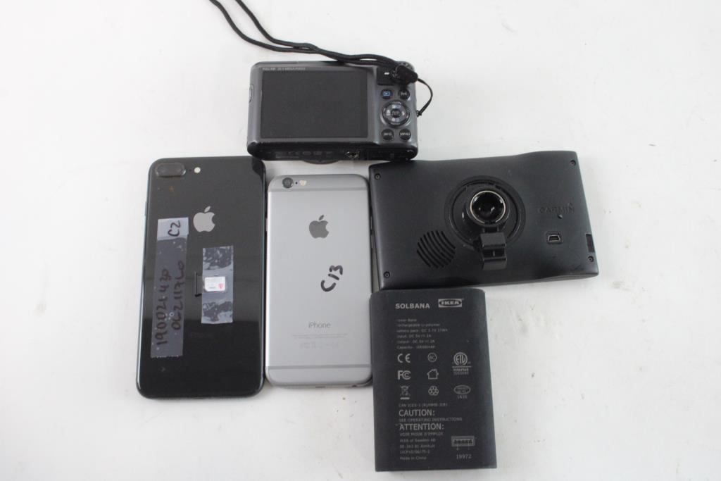 Assorted Phones, GPS & More, 5+ Pieces | Property Room