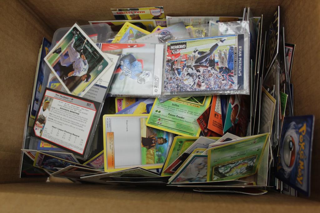 Assorted Pokemon & Sports Cards; 100+ Pieces | Property Room