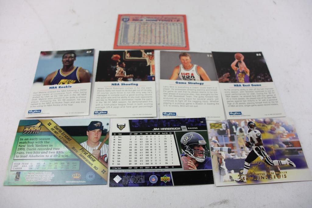 Assorted Sport Trading Cards 8 Pieces | Property Room