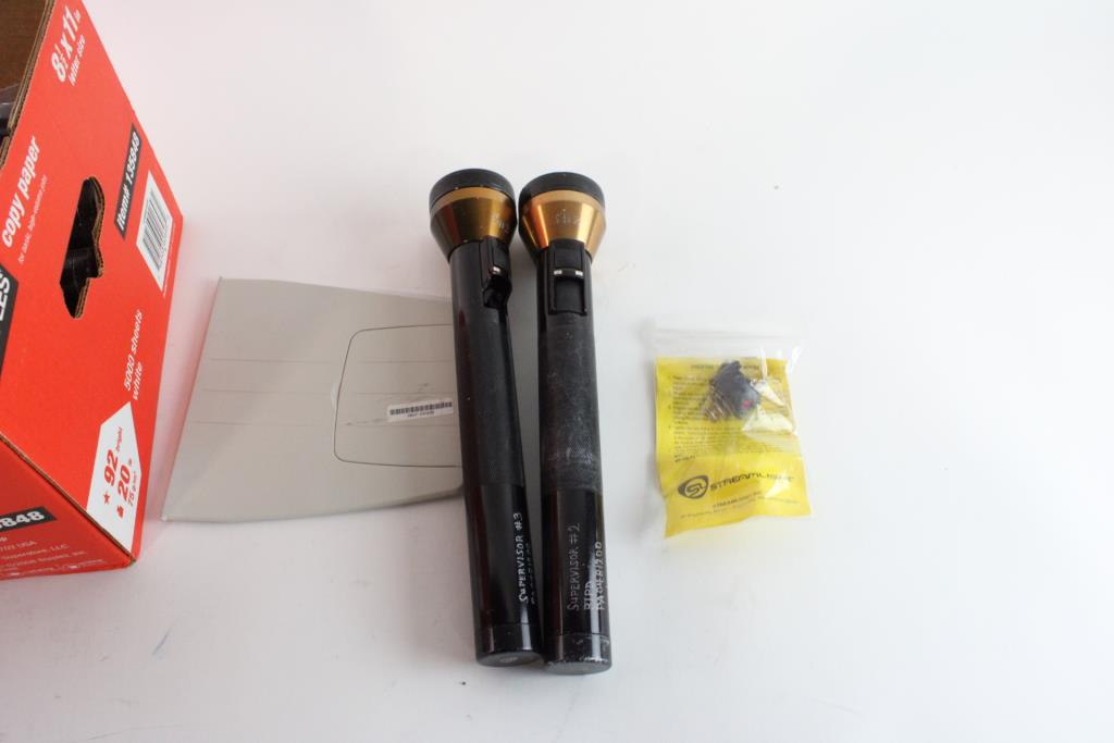 Assorted Streamlight Flashlights & Parts, 10+ Pieces | Property Room