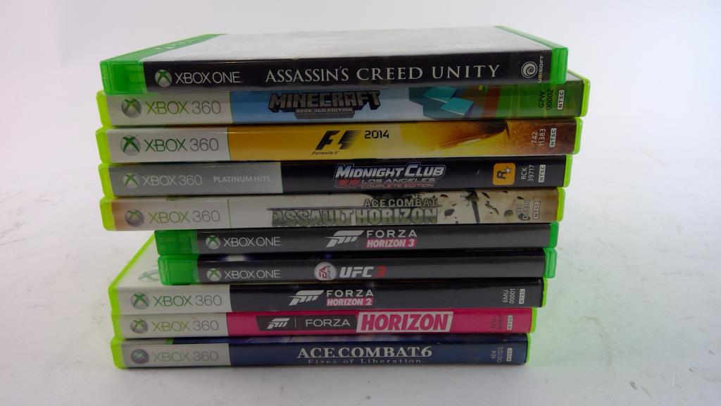 Assorted Xbox & Xbox 360 Games, 10+ Pieces | Property Room