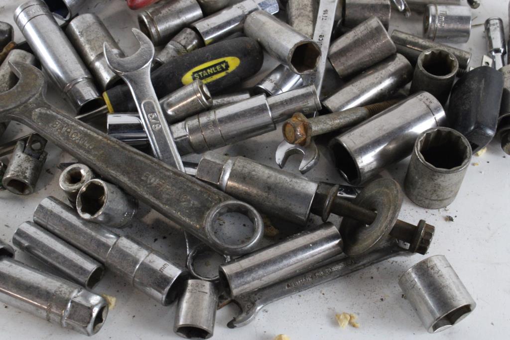 Assortment Of Sockets, Screw Driver, Wrench And Others | Property Room