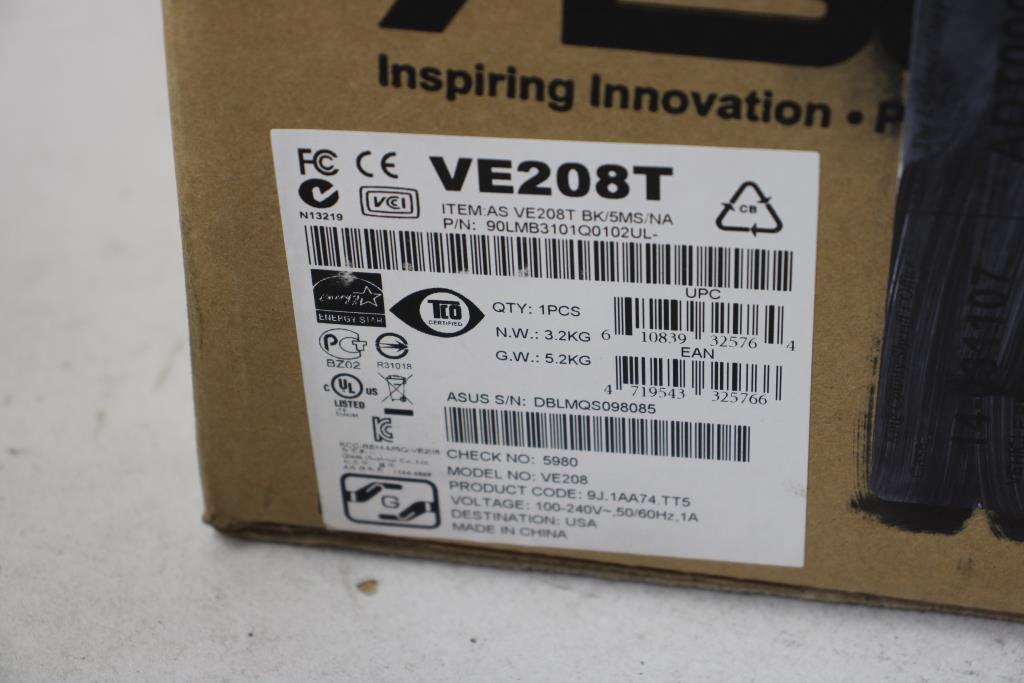 Asus VE208 LCD Monitor | Property Room