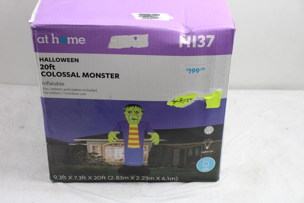 At Home 20ft Colossal Monster Inflatable Lawn Decoration | Property Room