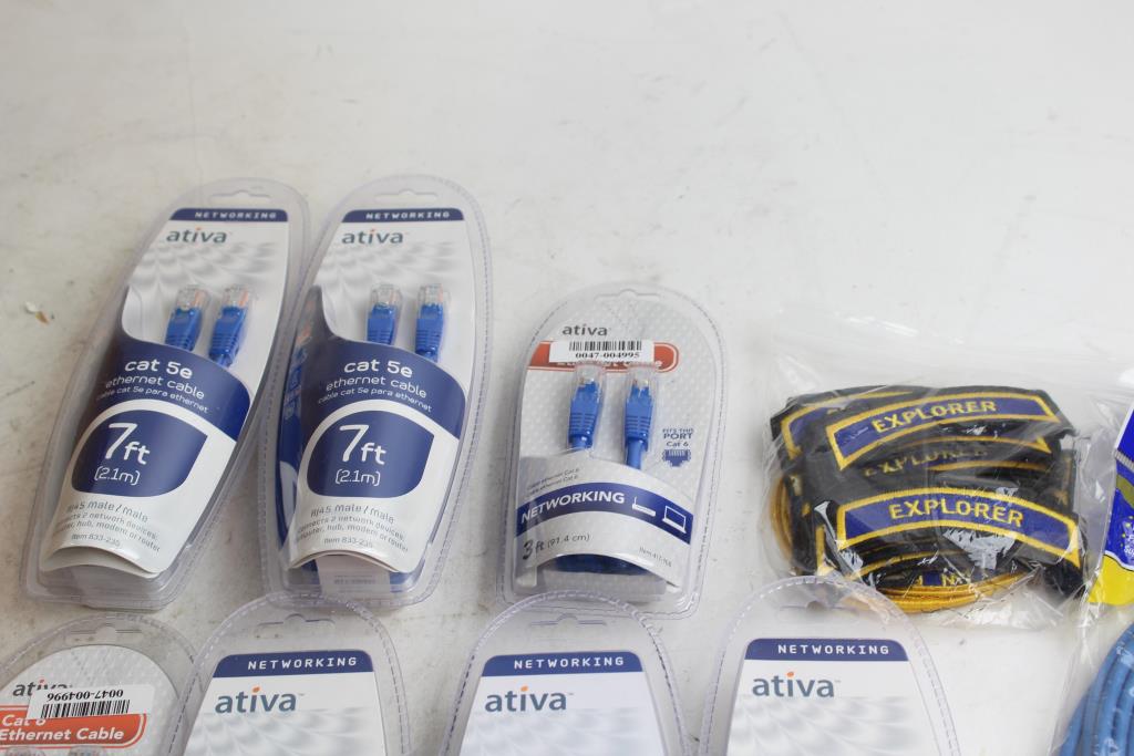 Ativa Networking Cables, Unicom Patch Cord, Explorer Badges: 9 Items ...