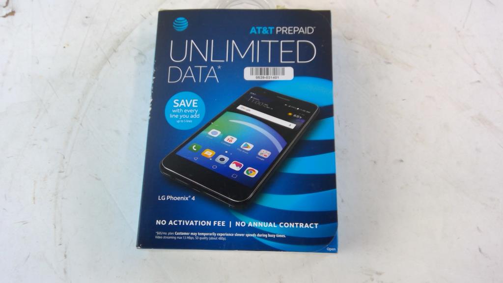 AT&T Prepaid Unlimited Data LG Phoenix 4 | Property Room