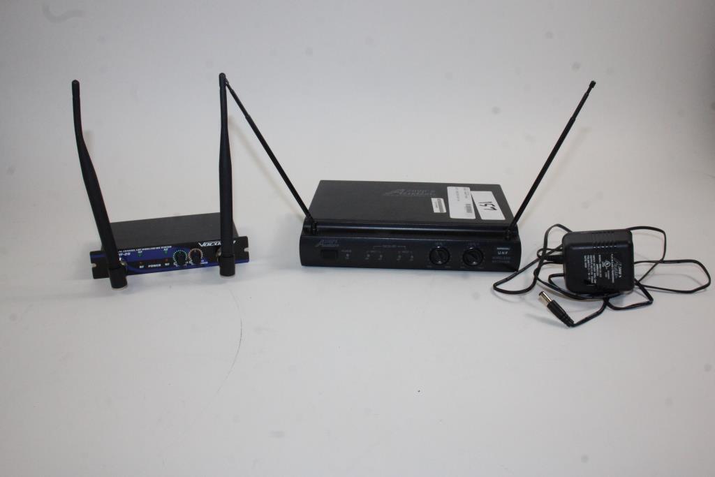 Audio 2000s Wireless Receiver And VocoPro Wireless Microphone System ...