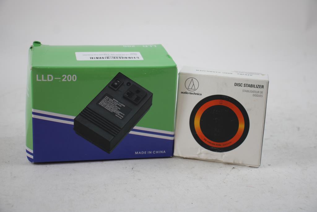 Audio Technica Disc Stabilizer And Step Down Converter, 2 Pieces ...