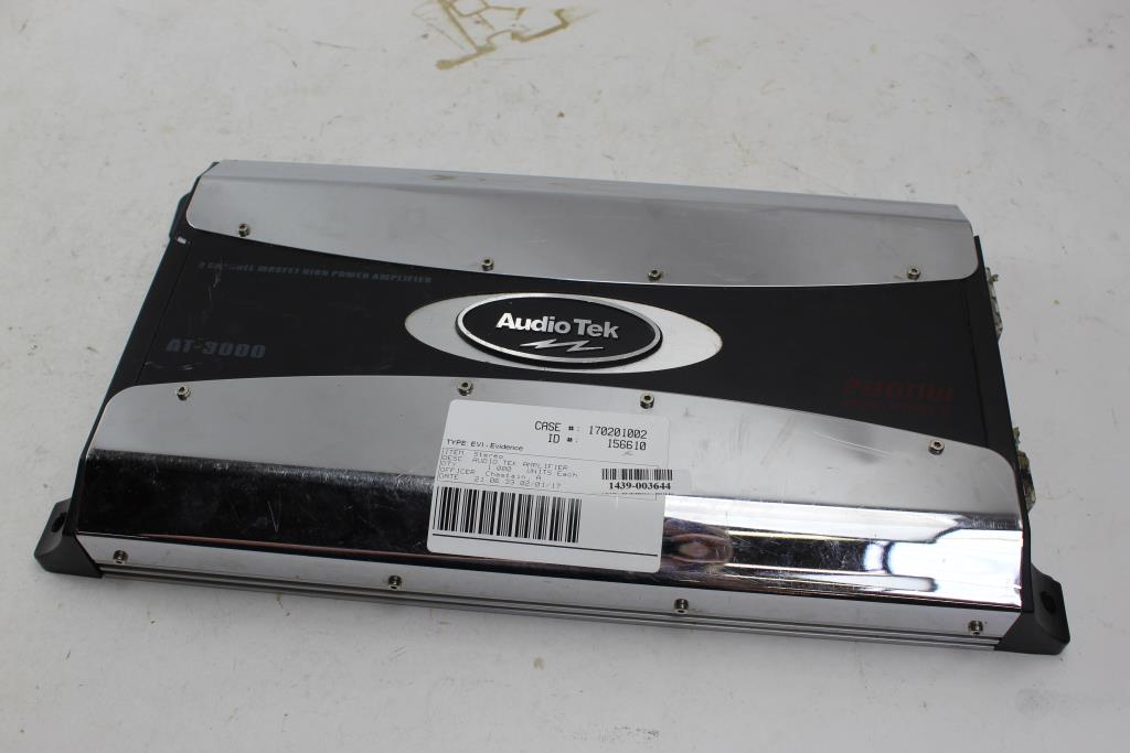 Audio Tek R-3000 Mosfet High Power Amplifier | Property Room