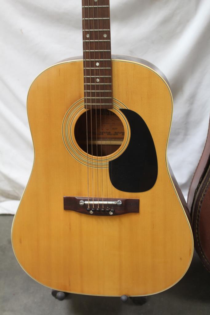Augusta Acoustic Guitar With Case | Property Room