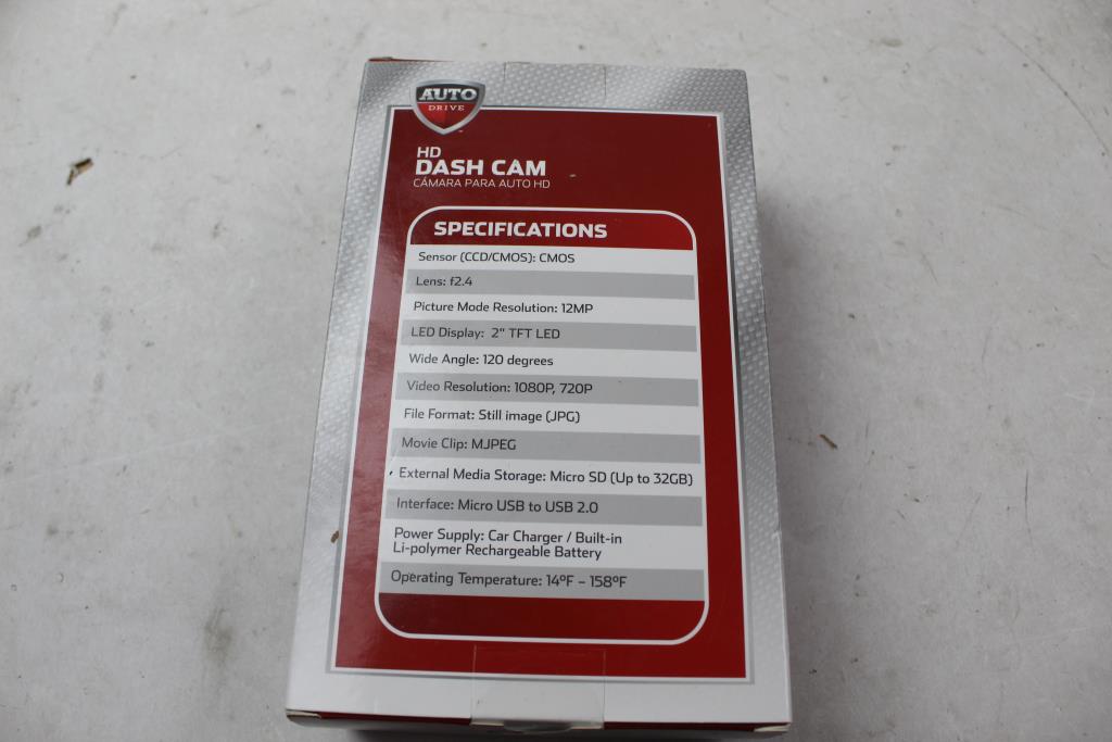 Auto Drive Hd Dash Cam | Property Room