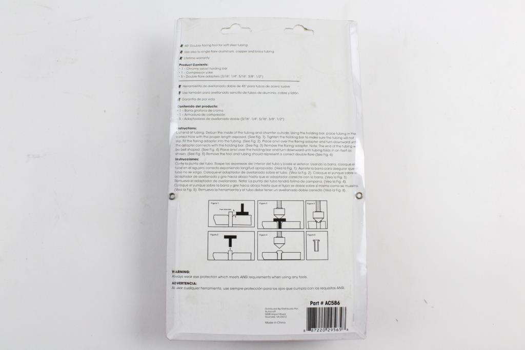 AutoCraft Double Flaring Tool Set | Property Room