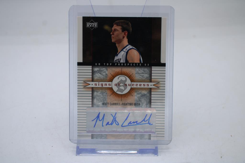 Autographed Basketball Trading Card Lot | Property Room