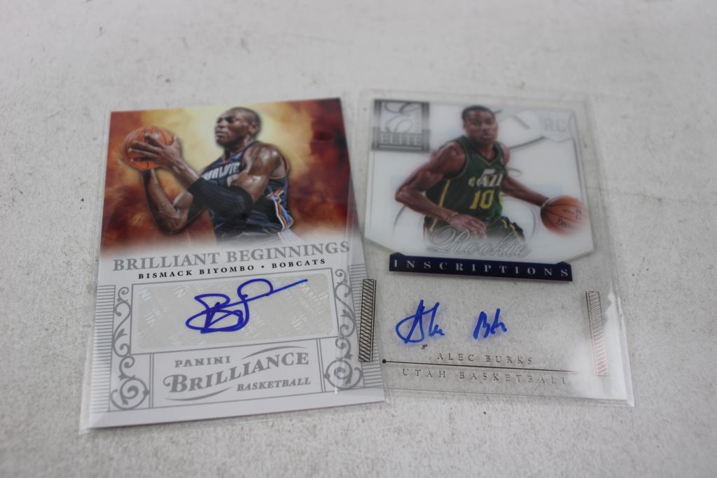 Autographed Basketball Trading Card Lot - 5 Cards | Property Room