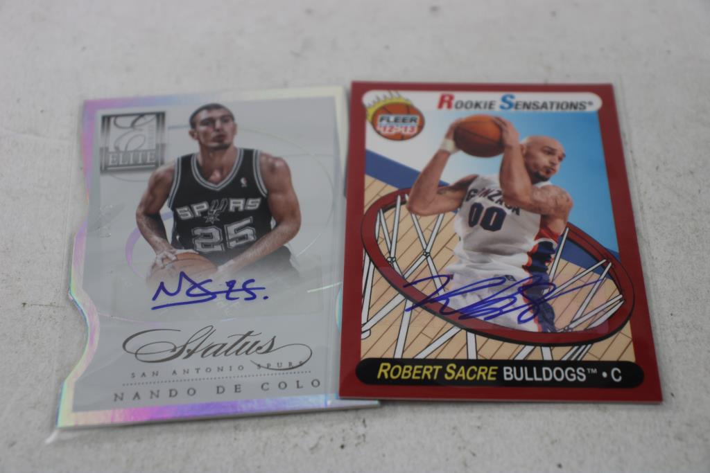 Autographed Basketball Trading Card Lot - 5 Cards | Property Room