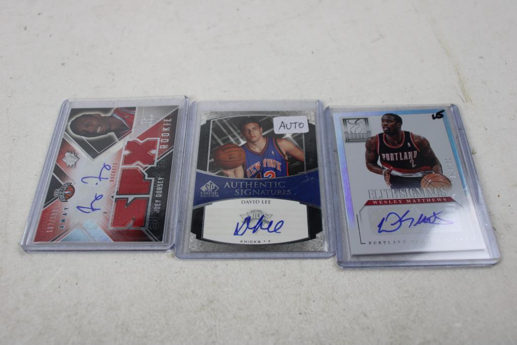 Autographed Basketball Trading Cards | Property Room