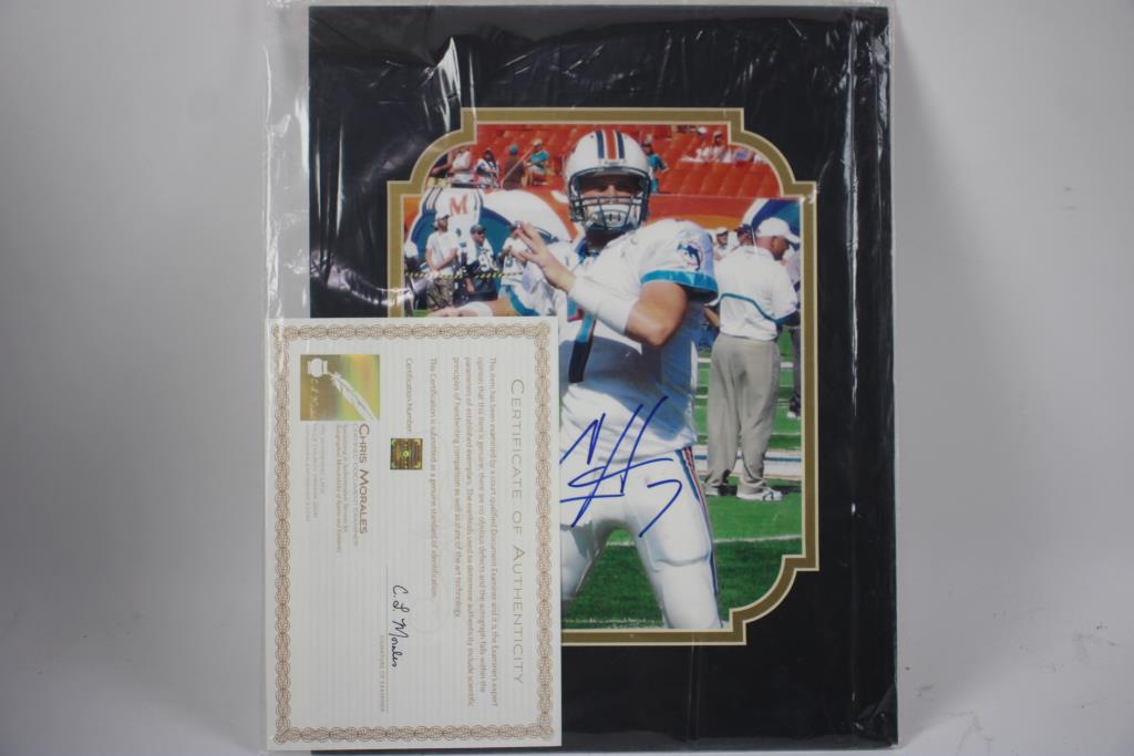 Autographed Chad Henne Miami Dolphins Photo With COA | Property Room