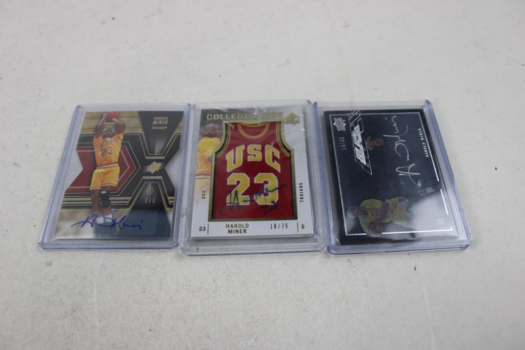 Autographed Harold Miner Trading Cards | Property Room