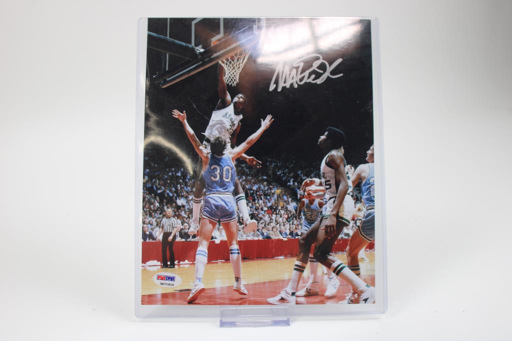 Autographed Magic Johnson Michigan State 8x10 PSA COA | Property Room