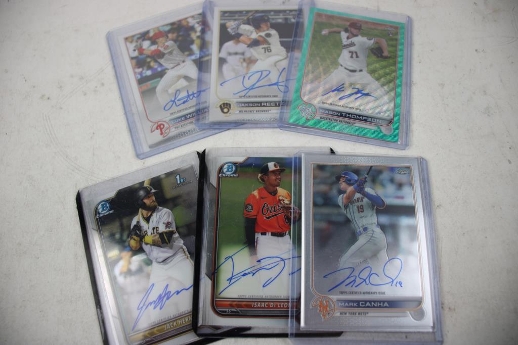Autographed Trading Card Lot | Property Room